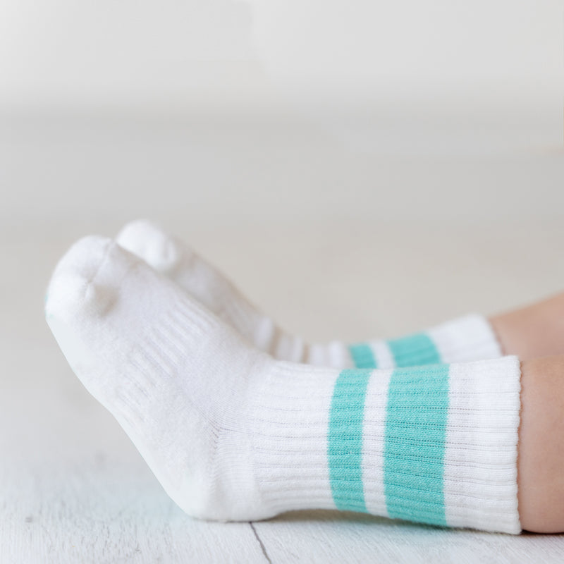 Non-Slip Stay-on Sporty Socks for children and toddlers – The Little ...