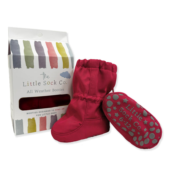 All Weather Stay-on Booties - Showerproof & Windproof in Ember Red ...